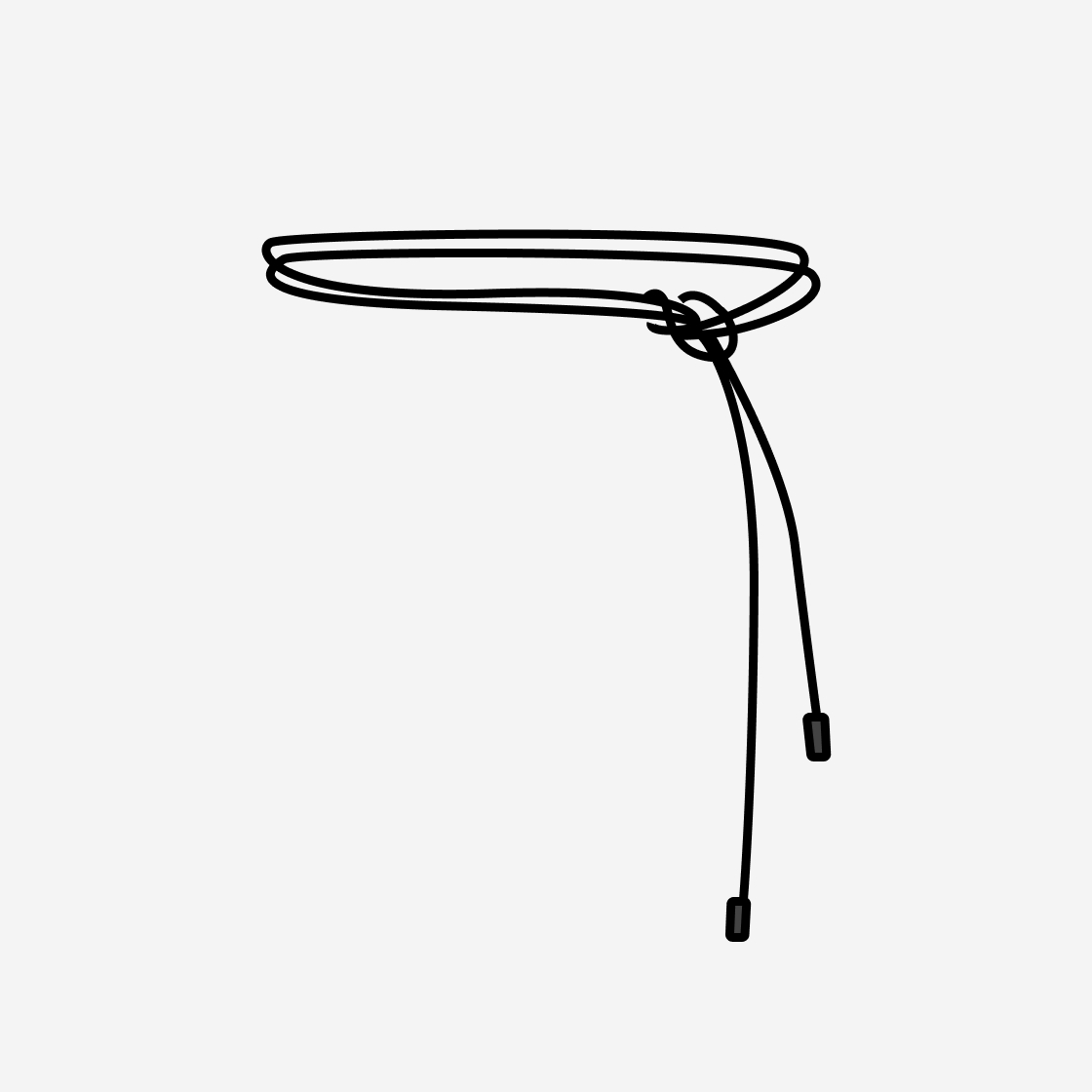 유니클로 +J 레더 로프 벨트 블랙 | Uniqlo | KREAM