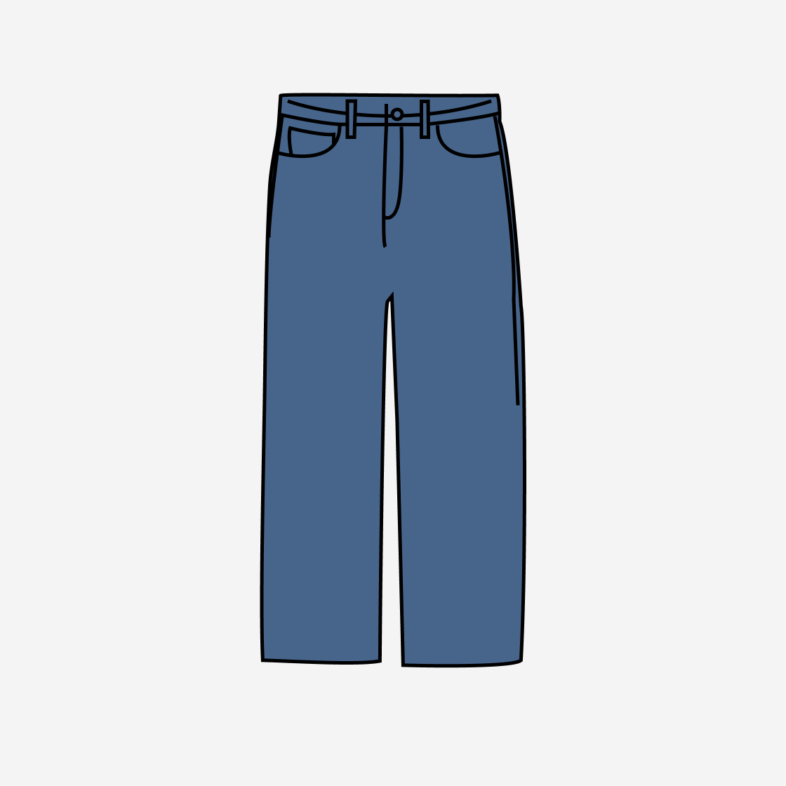 유니클로 x JW 앤더슨 와이드 핏 진 블루 - KR | Uniqlo | KREAM