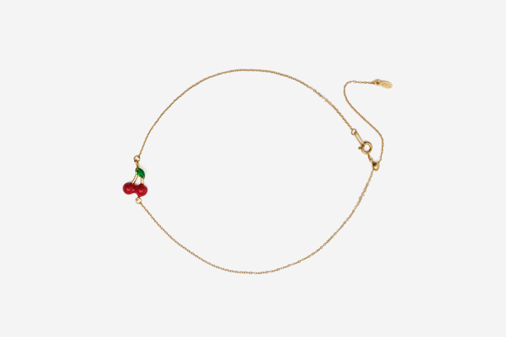 베지터블 플라워 스튜디오 체리 컬러 앵클릿 레드 | VEGETABLE FLOWER STUDIO | KREAM