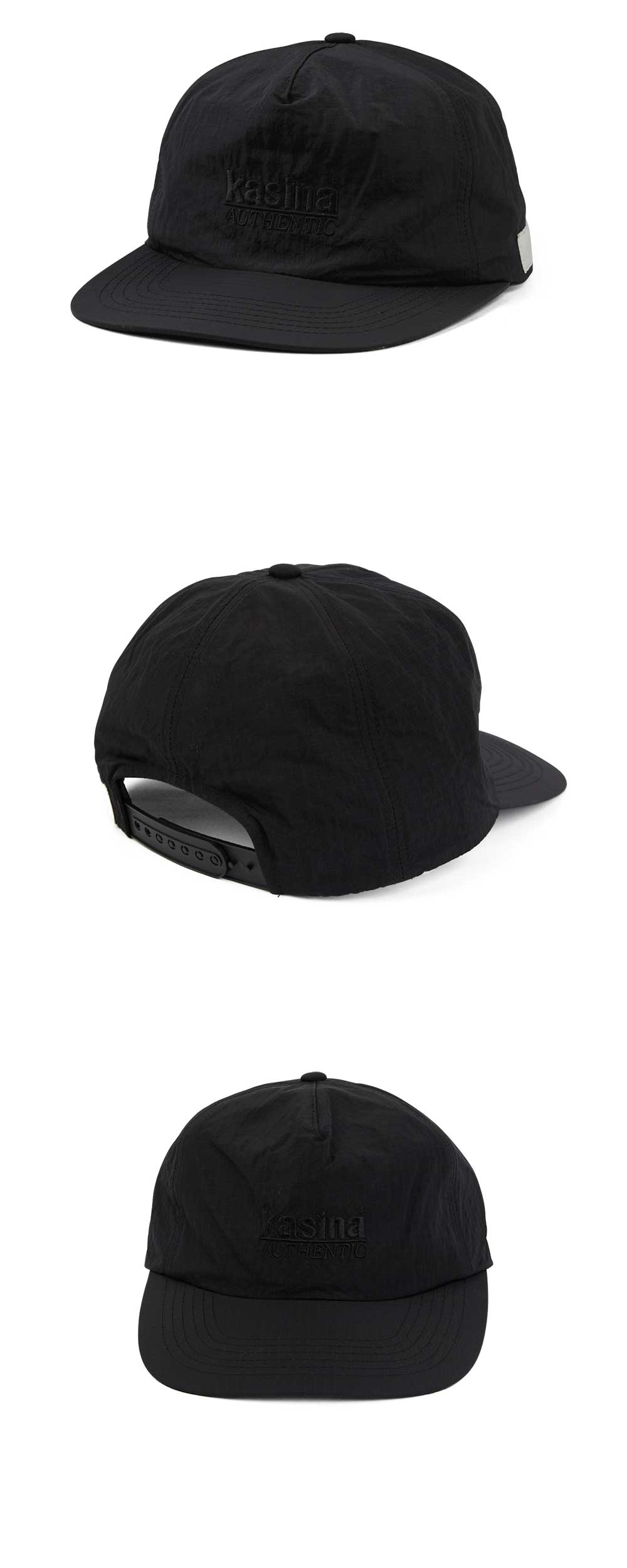 카시나 어센틱 5패널 캡 블랙 | KASINA AUTHENTIC | KREAM