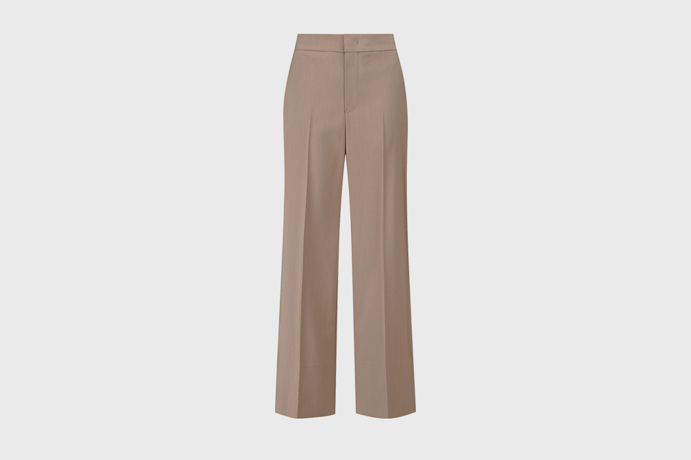 르하스 하이라이즈 스트레이트 팬츠 - 베이지 | L'H.A.S | KREAM