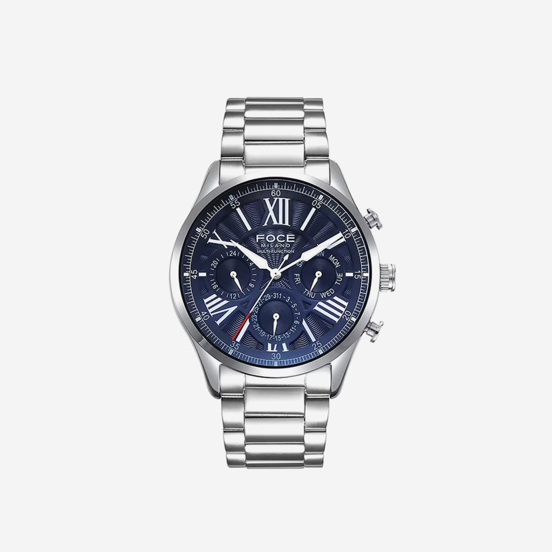 포체 FM7615BU 멀티 펑션 스테인리스 스틸 43mm 블루 | Foce | KREAM