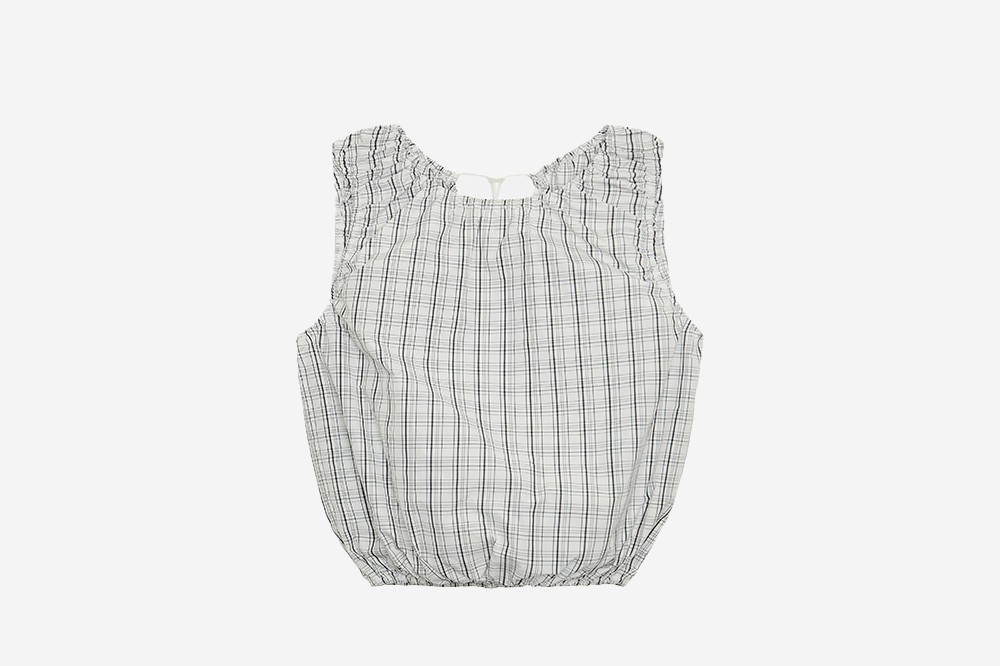 엔조블루스 스트링 슬리브리스 탑 화이트 | ENZO BLUES | KREAM