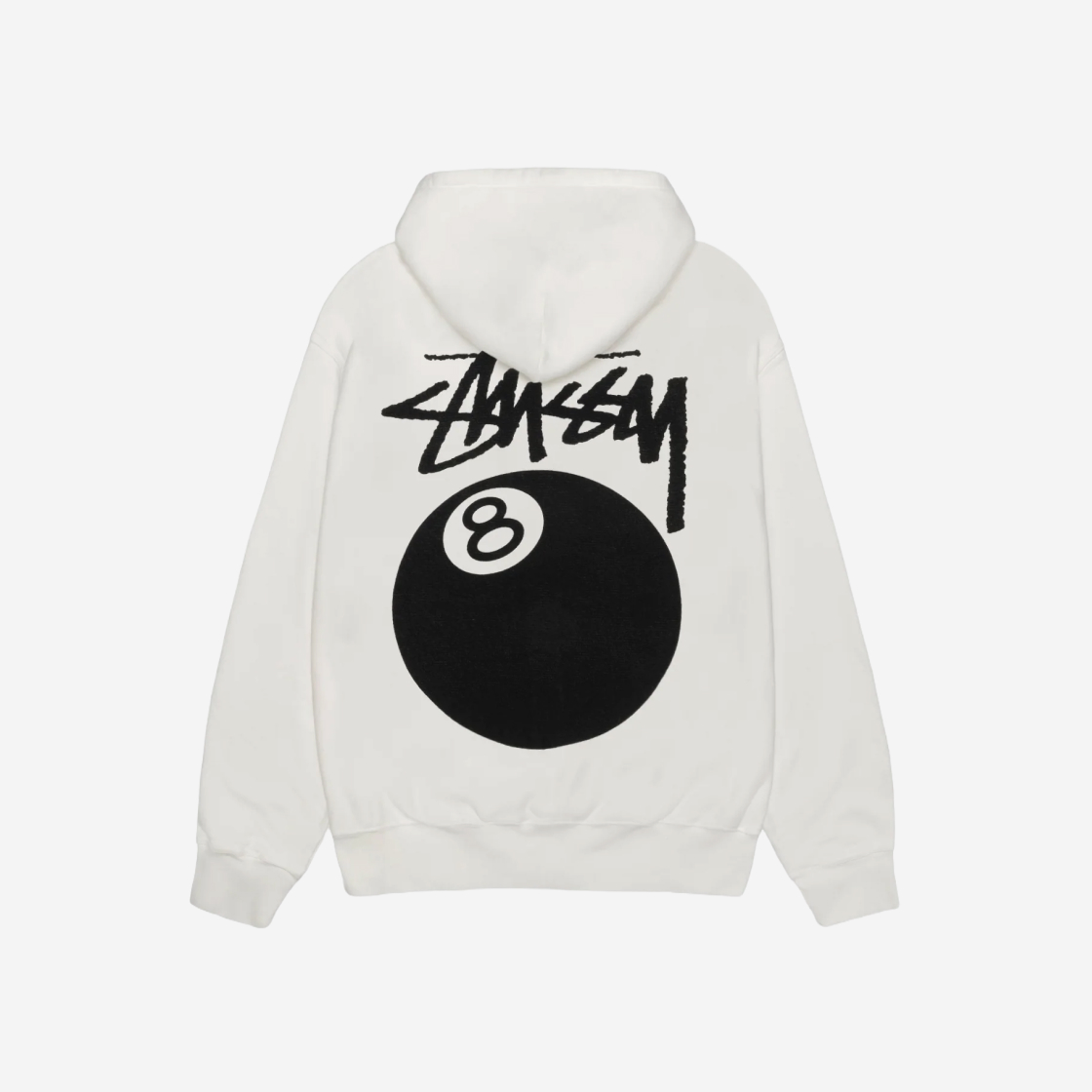 스투시 8볼 피그먼트 다이드 집 후드 내츄럴 | Stussy | KREAM