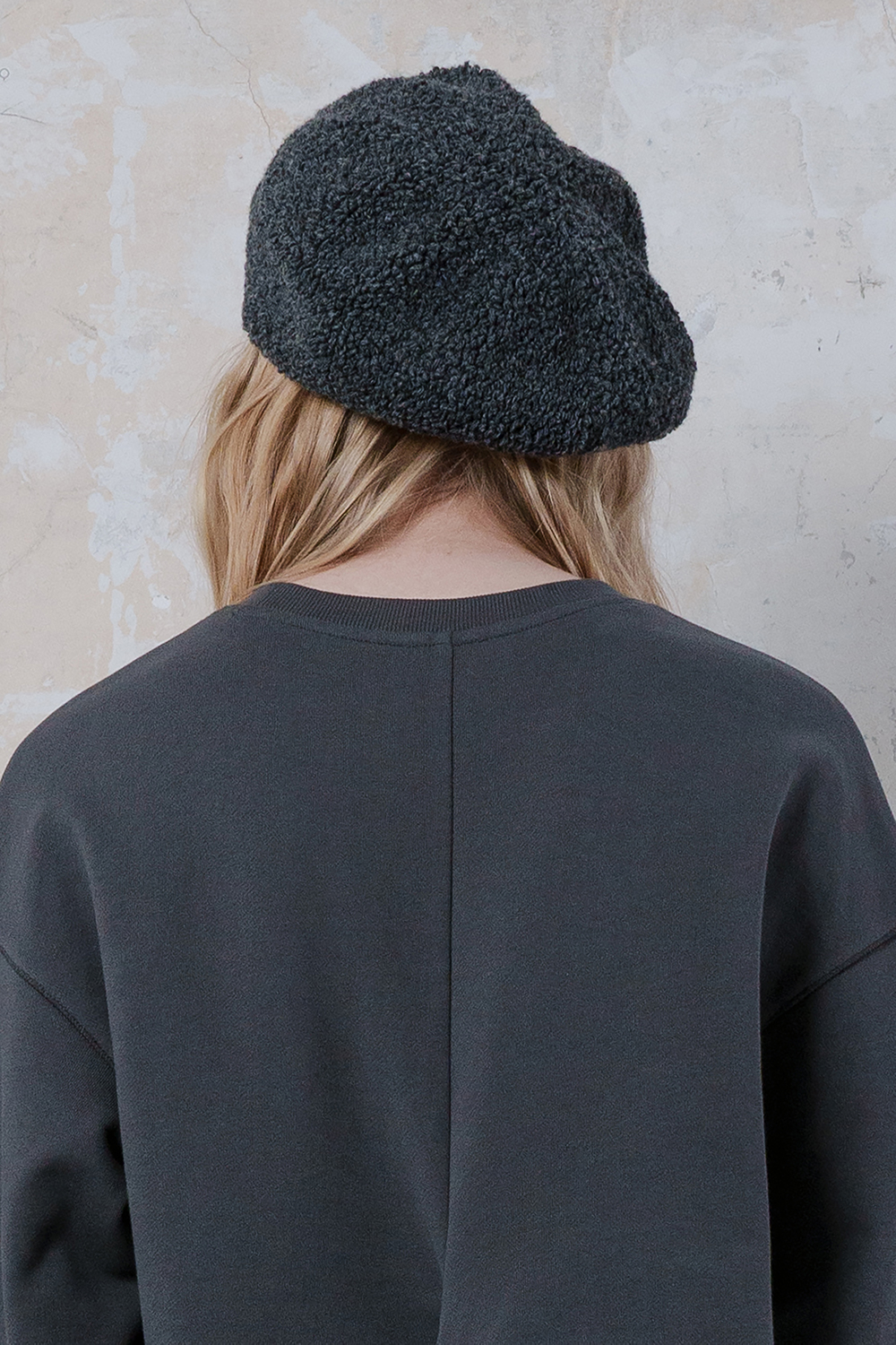 고엔제이 울 블렌드 베레모 차콜 | GOEN.J | KREAM