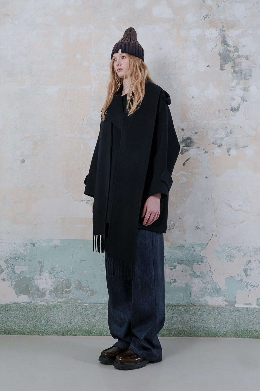 고엔제이 데님 와이드 팬츠 블루 | GOEN.J | KREAM