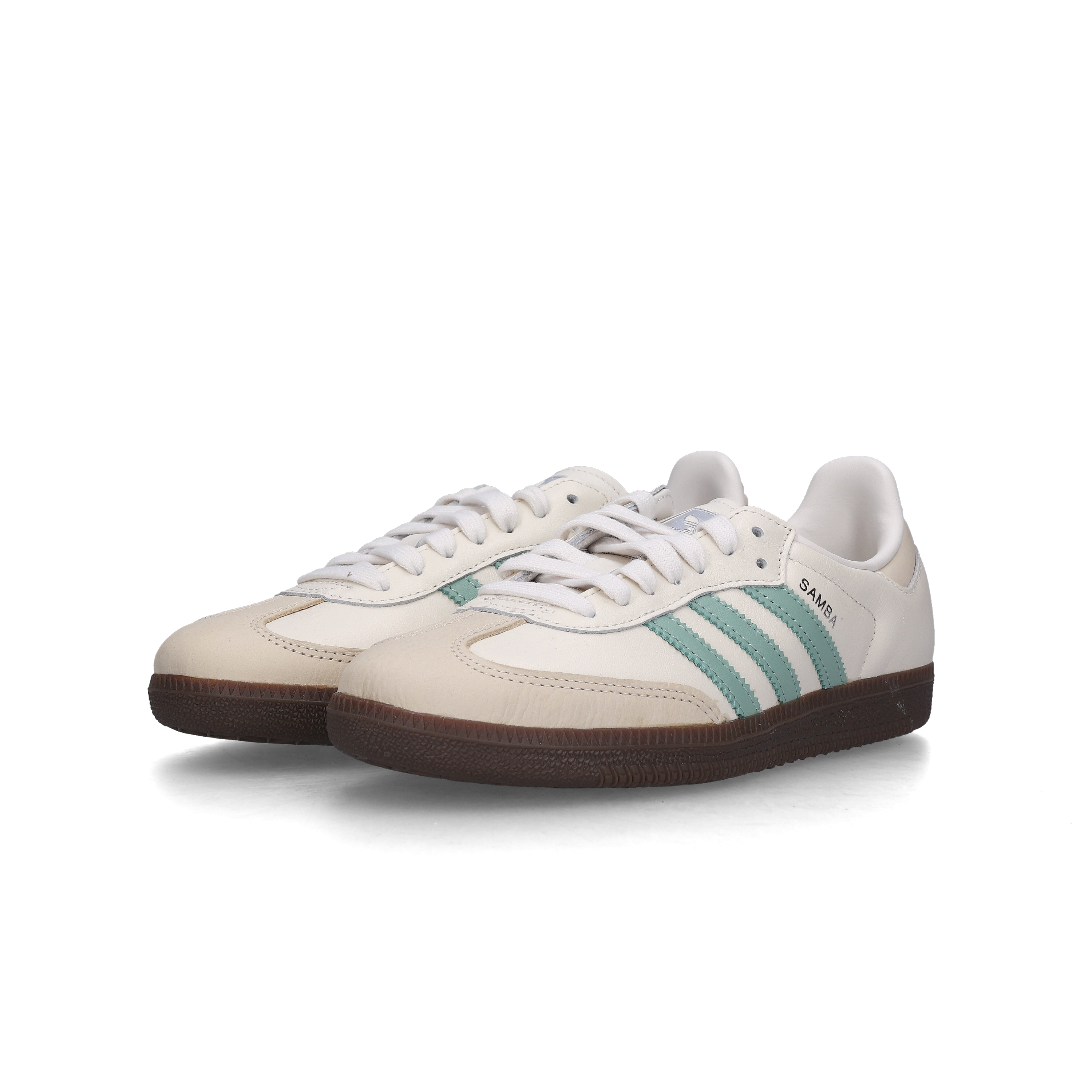 (W) 아디다스 삼바 OG 클라우드 화이트 헤이지 그린 | KREAM