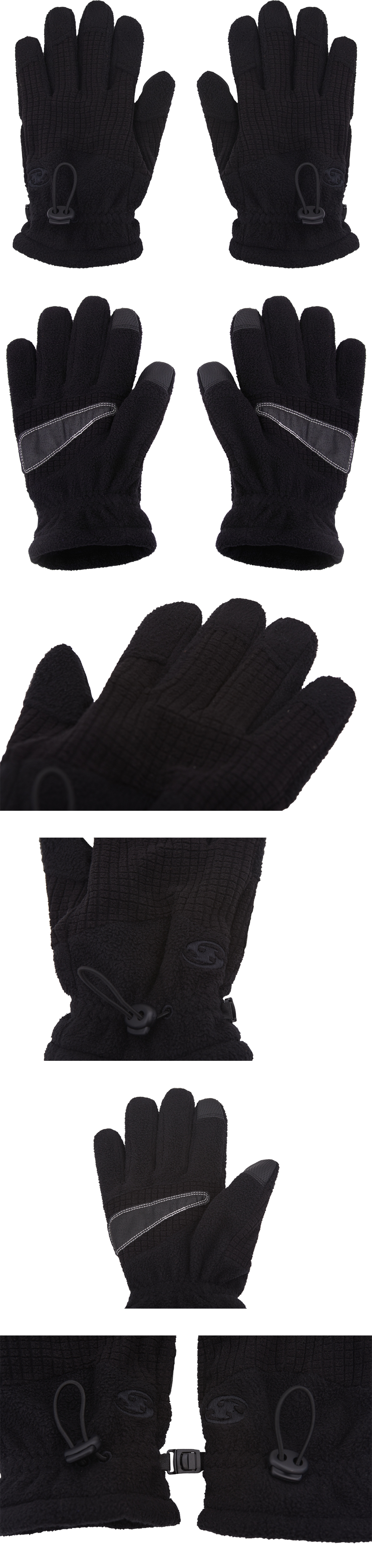 산산기어 플리스 글러브 블랙 | Sansan Gear | KREAM