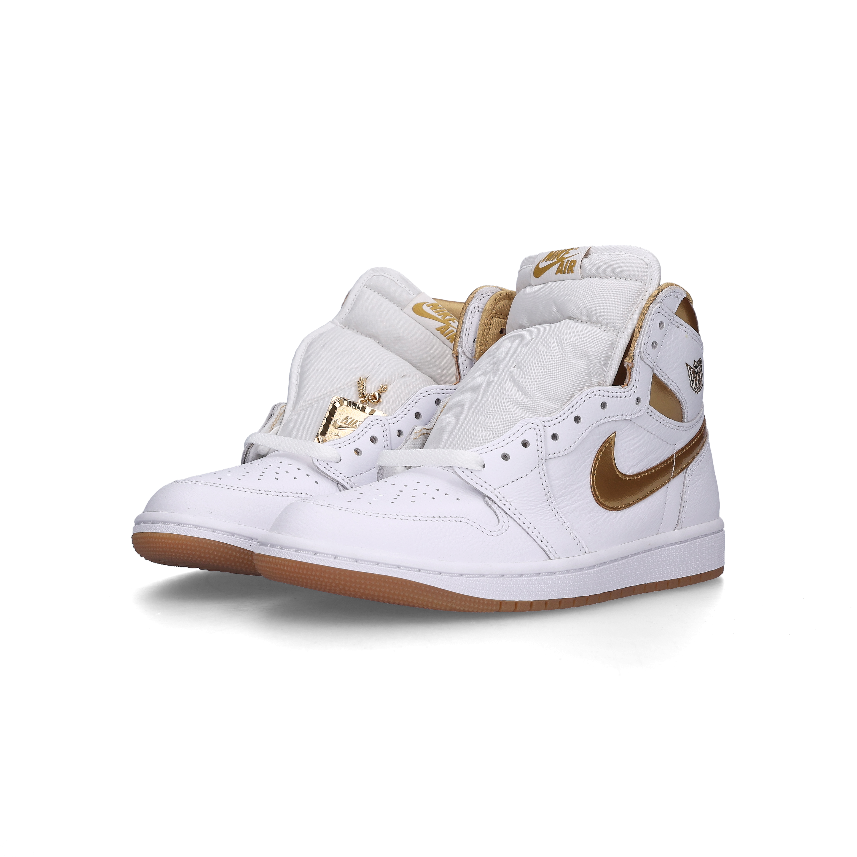 (W) 조던 1 레트로 하이 OG 화이트 골드 | KREAM