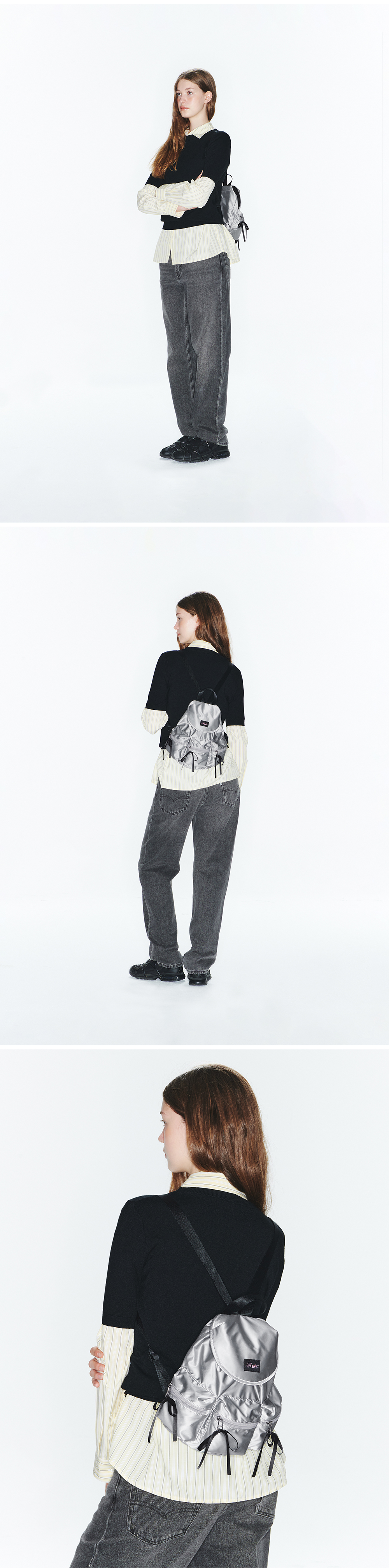 페넥 베리 포켓 백팩 실버 | Fennec | KREAM