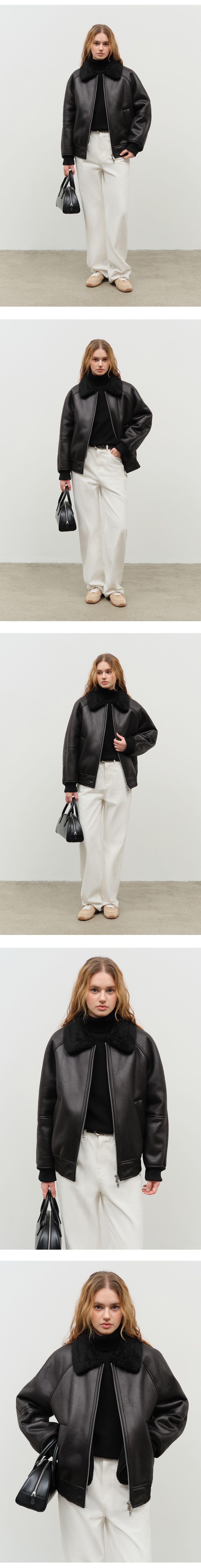 던스트 유니섹스 비건 셔링 블루종 블랙 | Dunst | KREAM