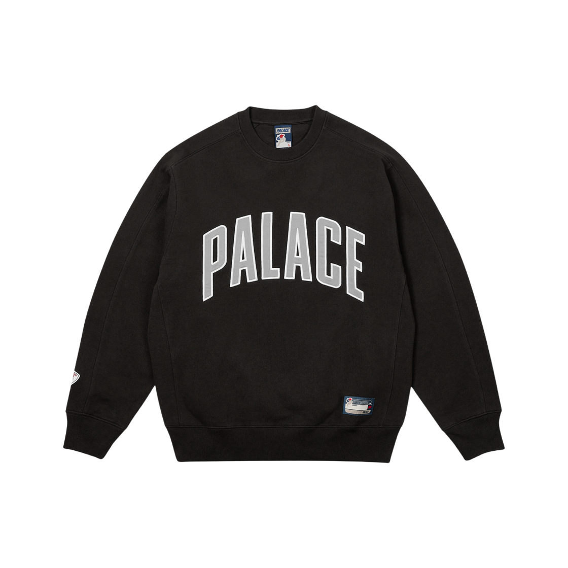 팔라스 애슬레틱 크루 블랙 - 24FW | Palace | KREAM
