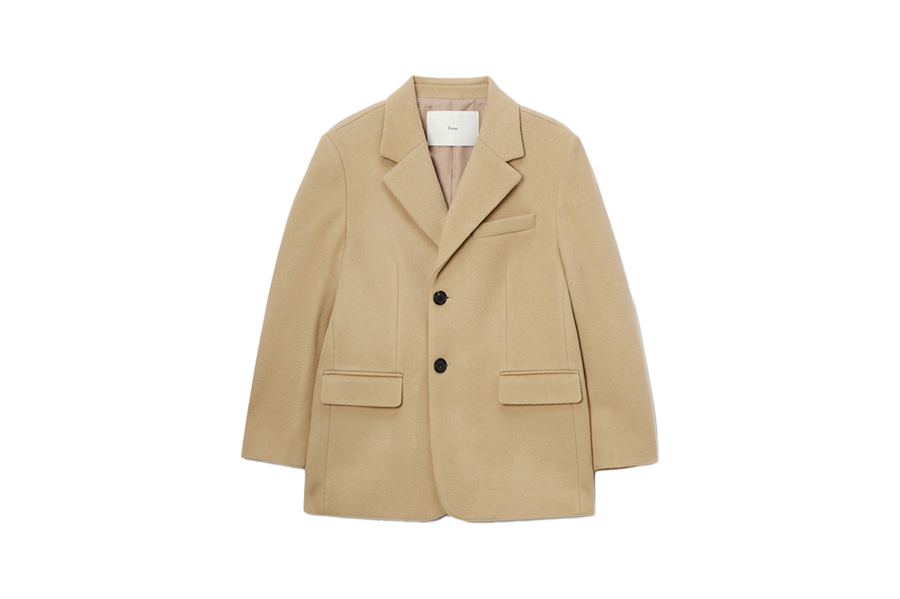던스트 유니섹스 레이어드 헤비 울 블레이저 카멜 | Dunst | KREAM