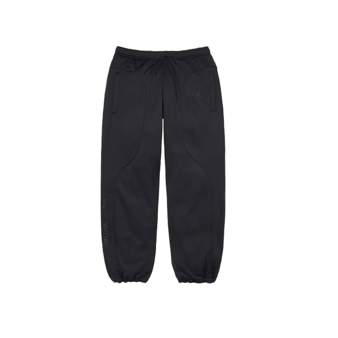 슈프림 x 조던 트리콧 트랙 팬츠 블랙 - 24FW | Supreme | KREAM