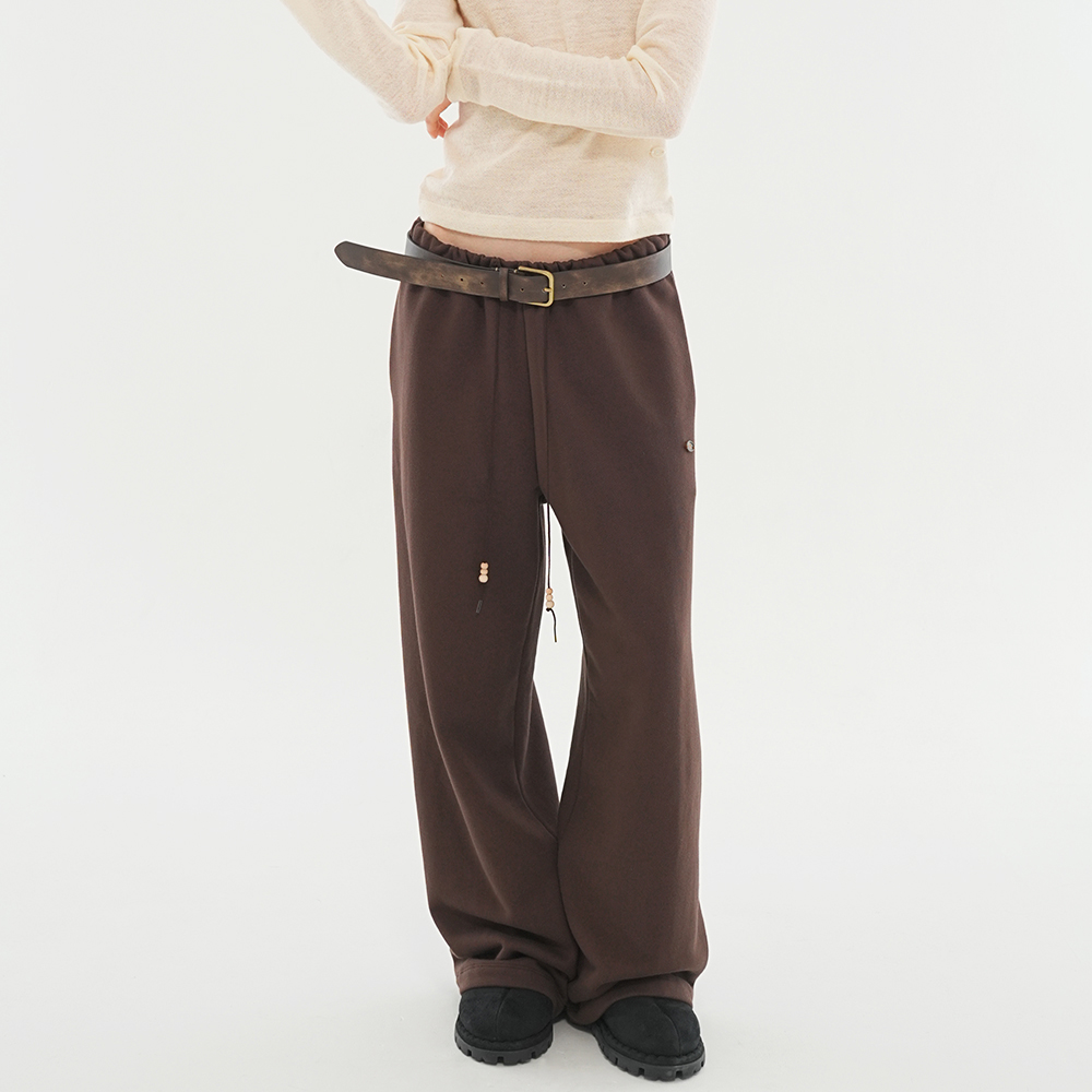 엘엘엘 디자인 스튜디오 엘엘엘 90S 스웻 팬츠 브라운 | LLLDESIGNSTUDIO | KREAM