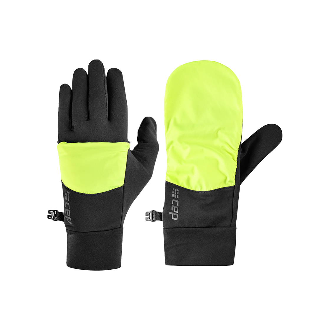 CEP 콜드웨더 2in1 글러브 V2 네온옐로 블랙 | CEP | KREAM
