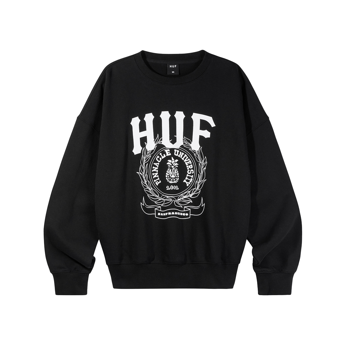 허프 X 레디 피나클 유니버시티 크루넥 블랙 | HUF | KREAM