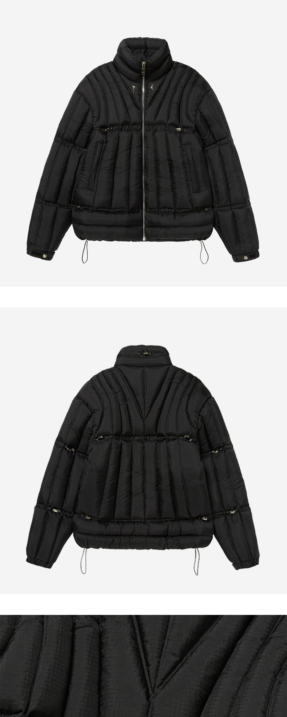 떠그 클럽 워 라이프 다운 자켓 블랙 - 24FW | Thug Club | KREAM