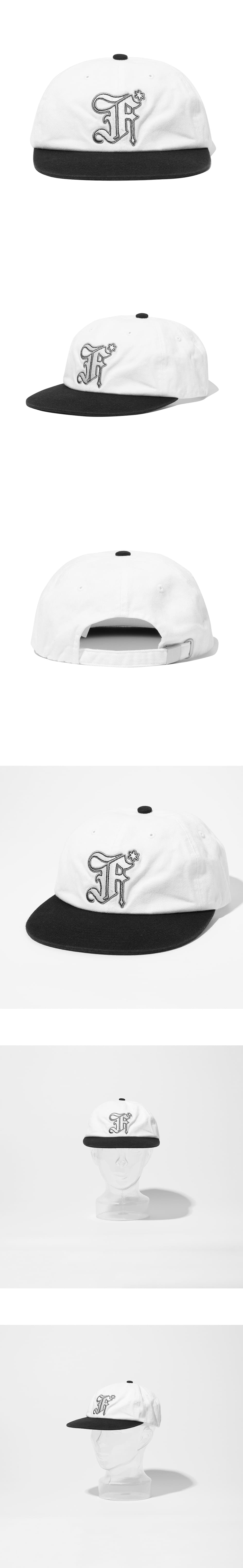 패슬 F 로고 워시드 캡 화이트 | FASTLE | KREAM
