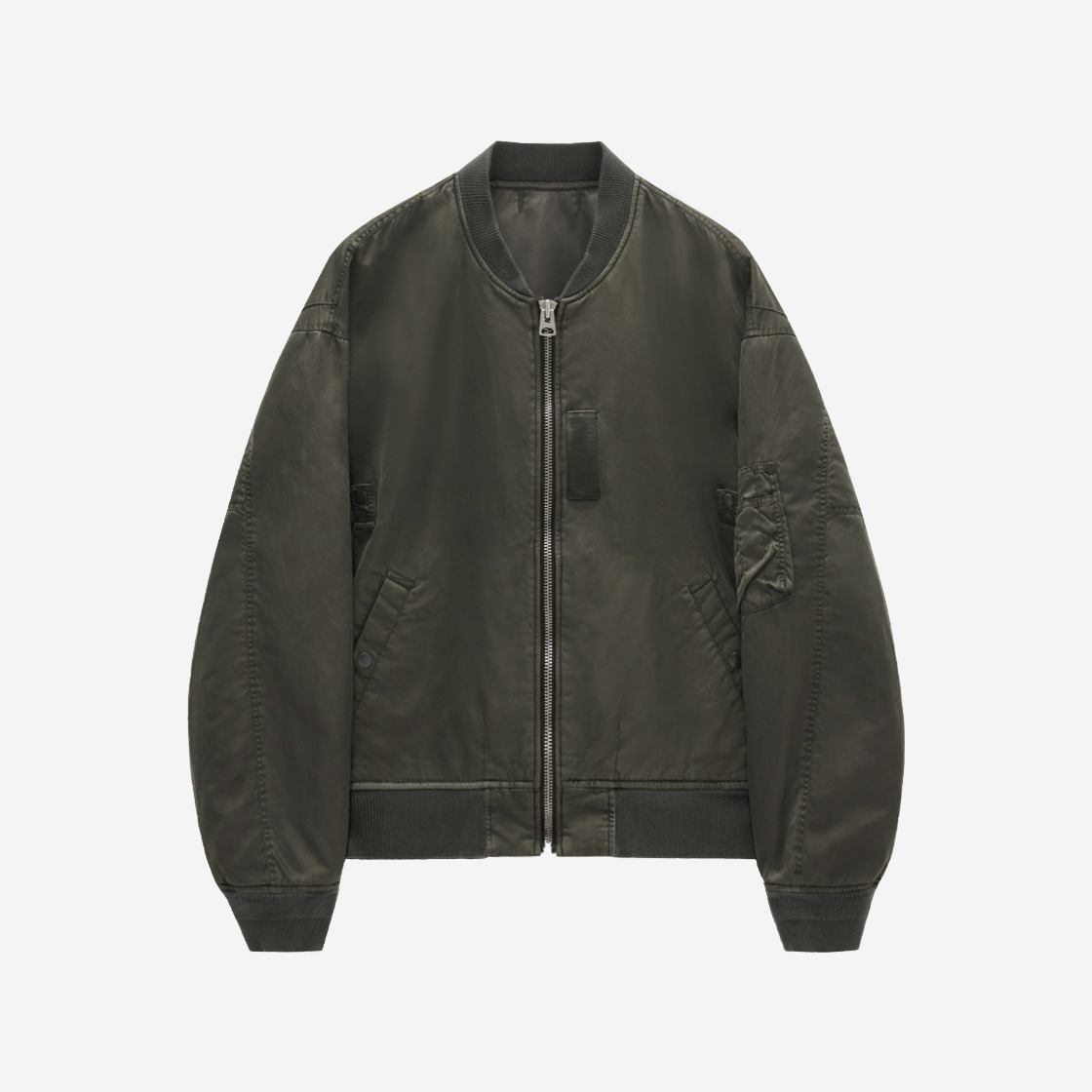 폴리테루 유즈드 MA-1 리버시블 올리브 그레이 | Polyteru | KREAM