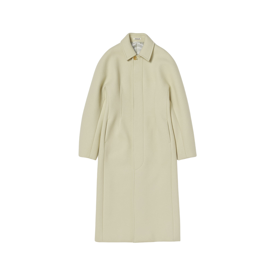 (W) 오라리 스펀지 울 멜튼 수티엥 칼라 코트 탑 브라운 | Auralee | KREAM