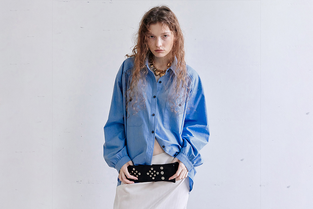 데어드 셔링 블리치 데님 셔츠 | DARED | KREAM