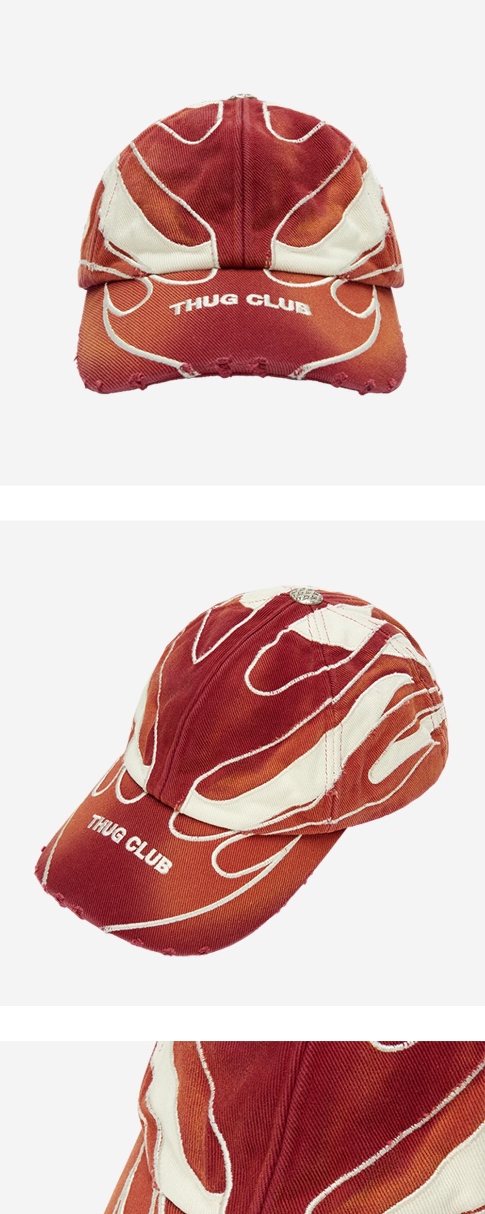 떠그 클럽 쵸퍼 캡 레드 - 24FW | Thug Club | KREAM