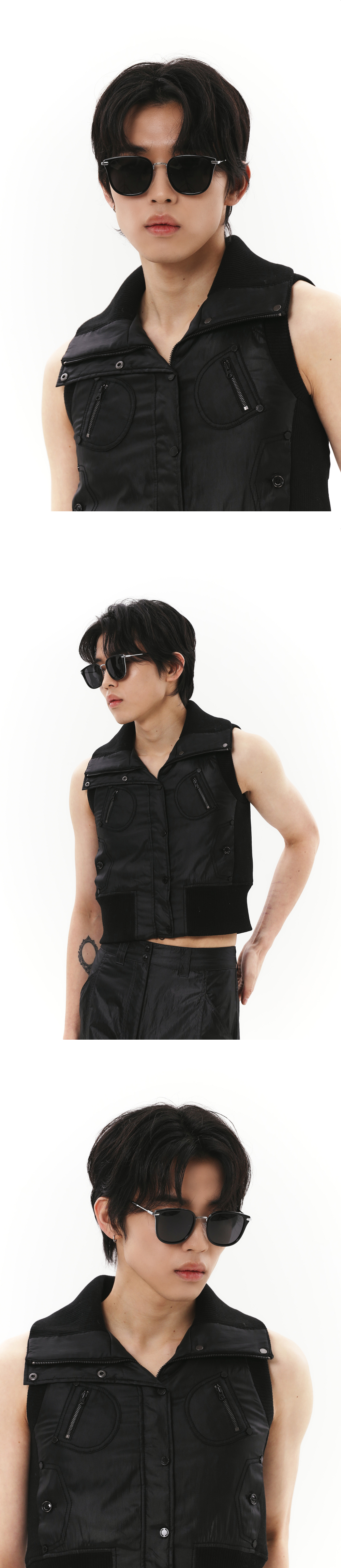 한글 오버사이즈 선글라스 블랙 | HANGLE | KREAM