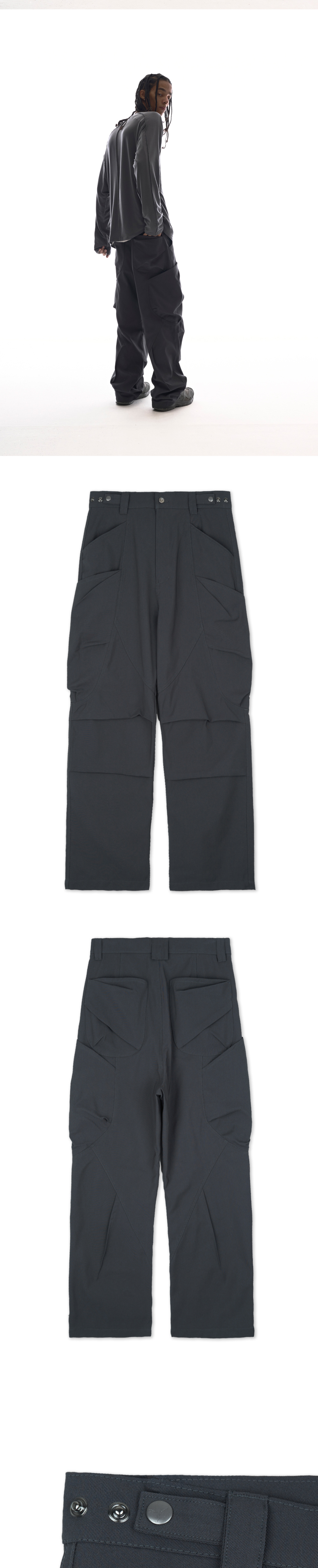 이그노타 코어:10 리프 포켓 팬츠 차콜 | Ignota | KREAM