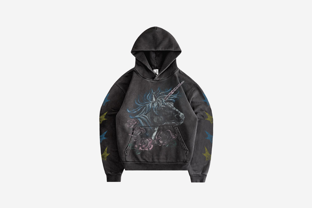 바스켓케이스 유니콘 후디 빈티지 블랙 - 24FW | Basketcase | KREAM