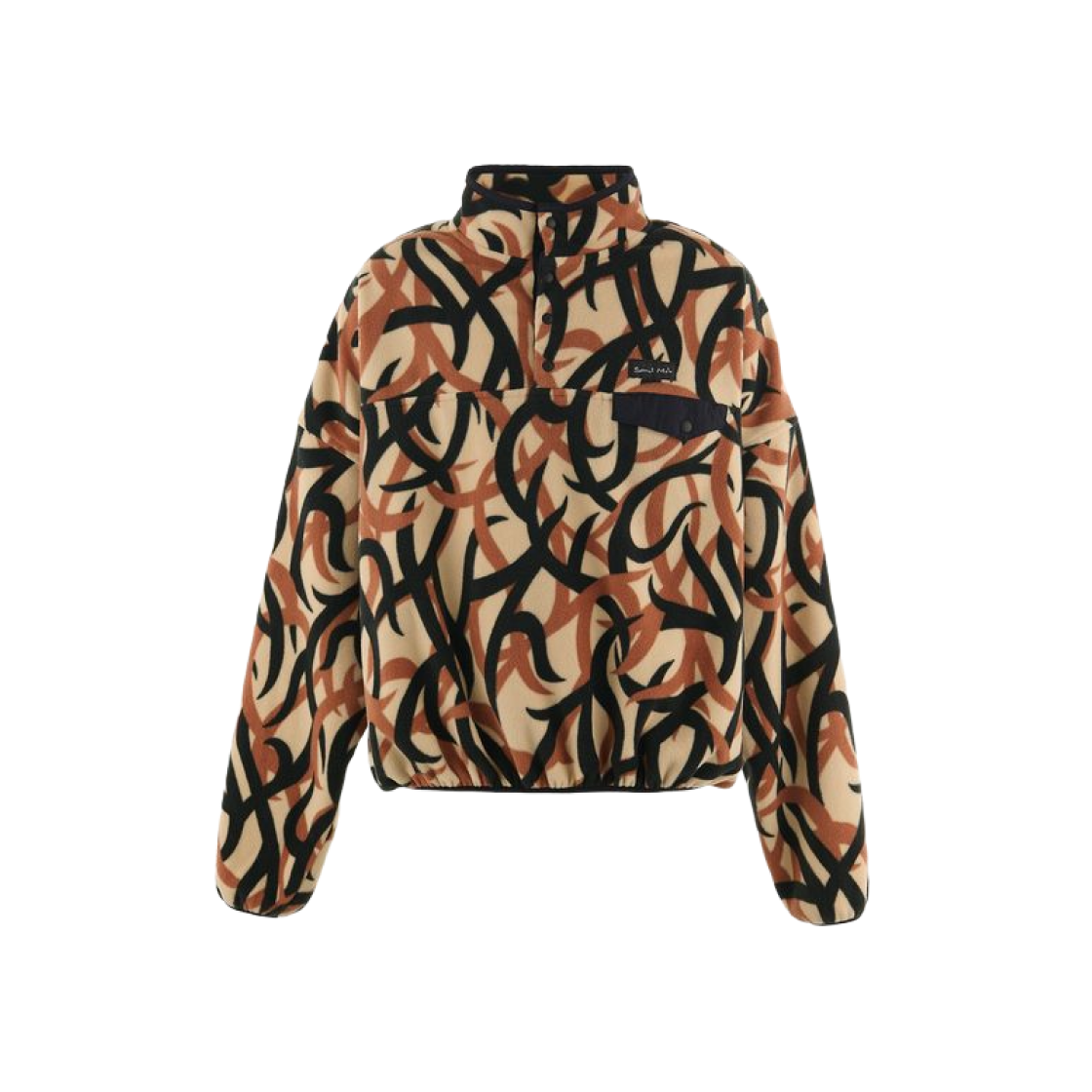 세인트 마이클 플리스 풀오버 트라이벌 카모 - 24AW | Saint Mxxxxxx | KREAM