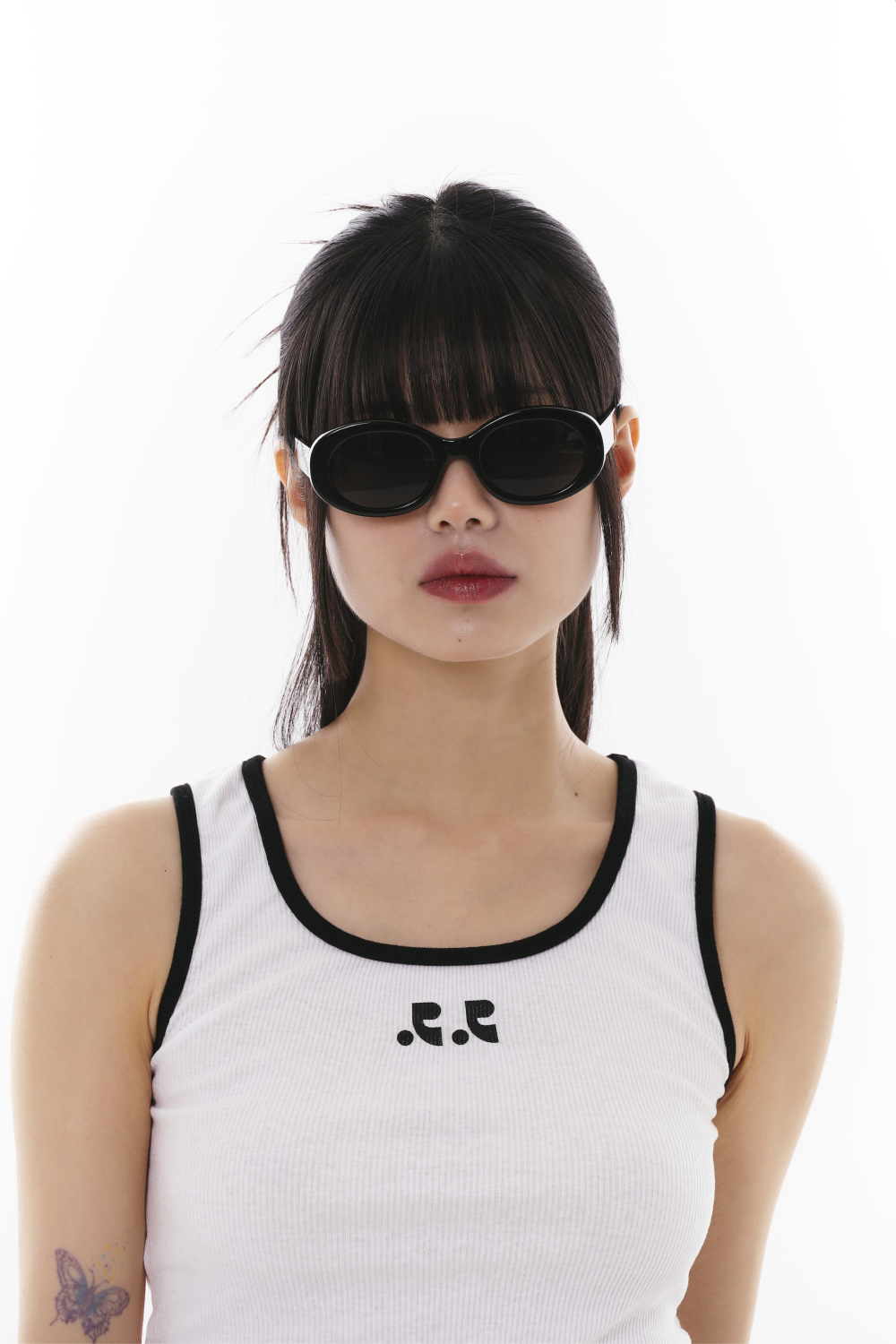 한글 뉴오벌 선글라스 블랙 | HANGLE | KREAM