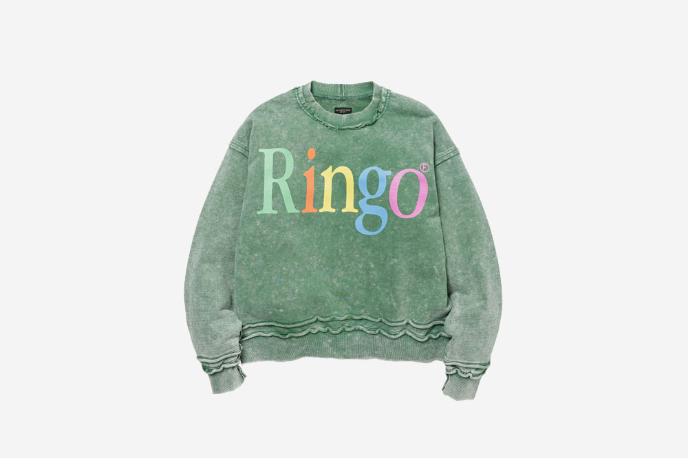 플래그스터프 링고 보로 스웨트 그린 - 24FW | Flagstuff | KREAM