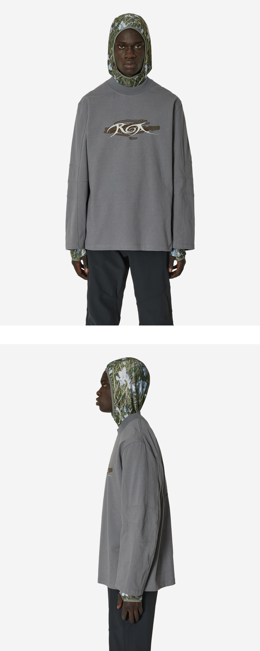 로아 롱 슬리브 그래픽 시티 스카이라인 - 24FW | ROA | KREAM