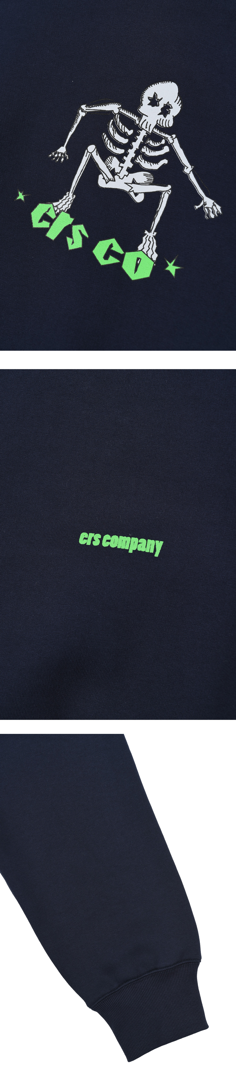 이알에스코 스컬 스케이터 후드 네이비 | ersco | KREAM