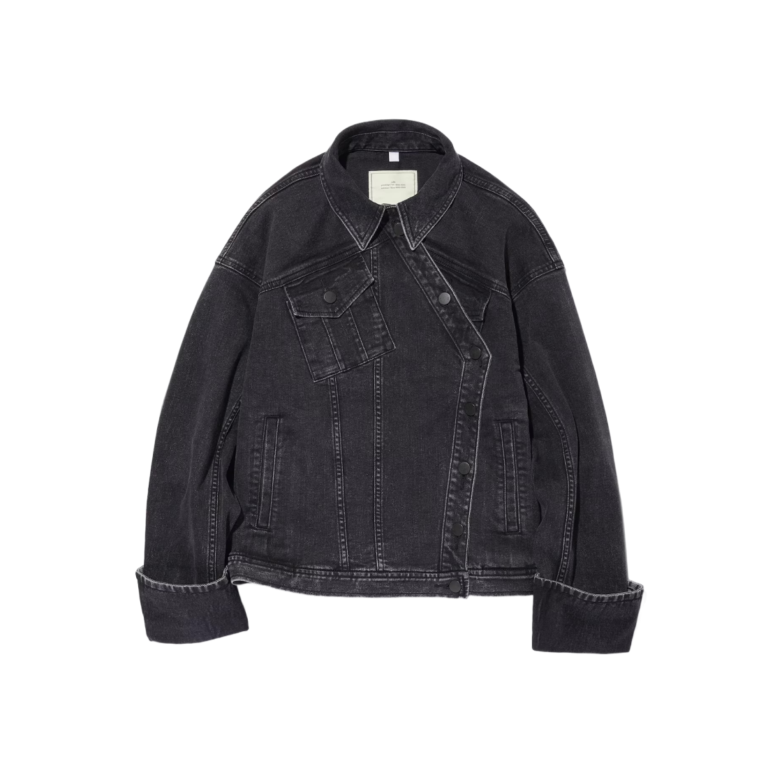 (W) GU x Rokh 데님 블루종 다크 그레이 - JP | GU | KREAM