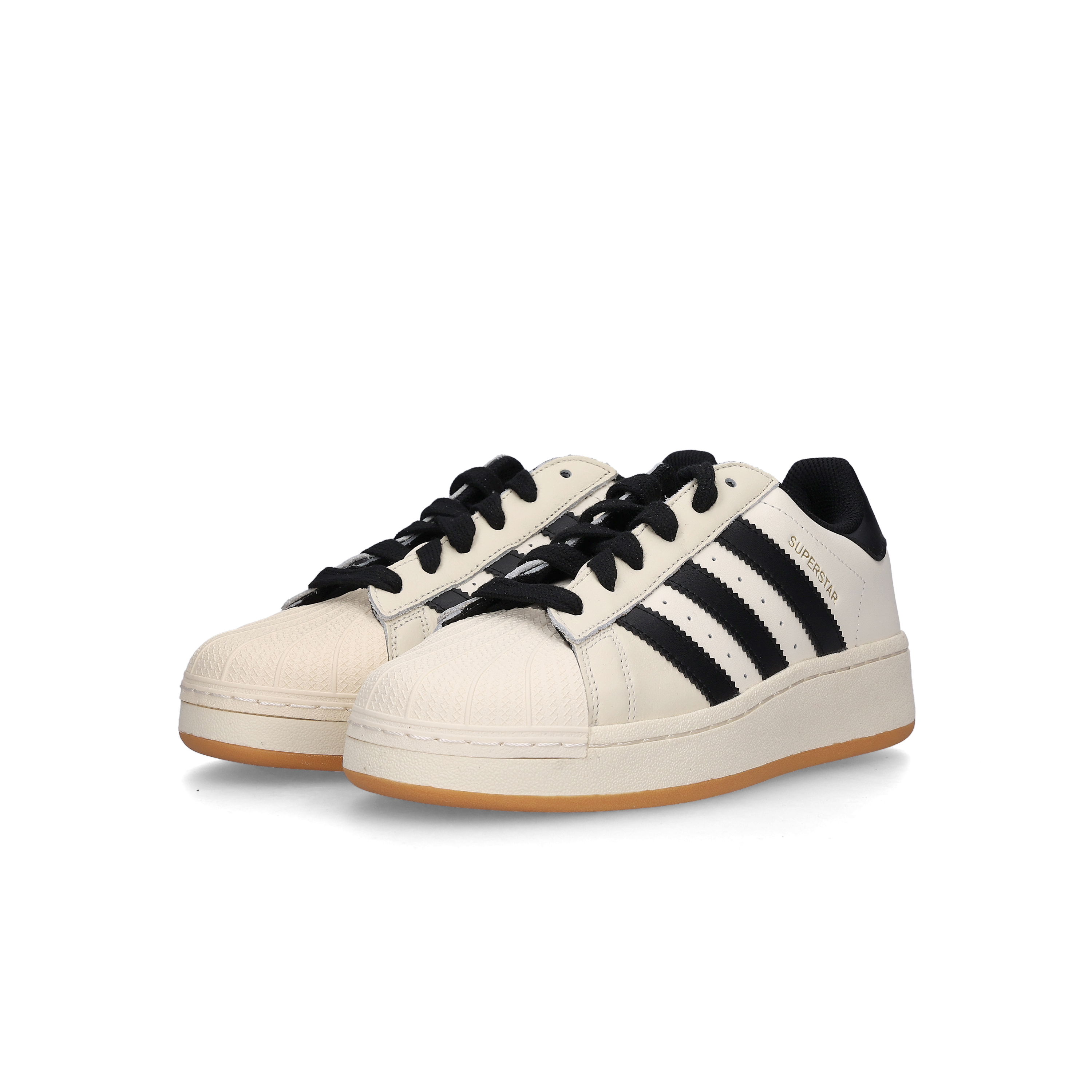 (W) 아디다스 슈퍼스타 XLG 크림 화이트 코어 블랙 | KREAM
