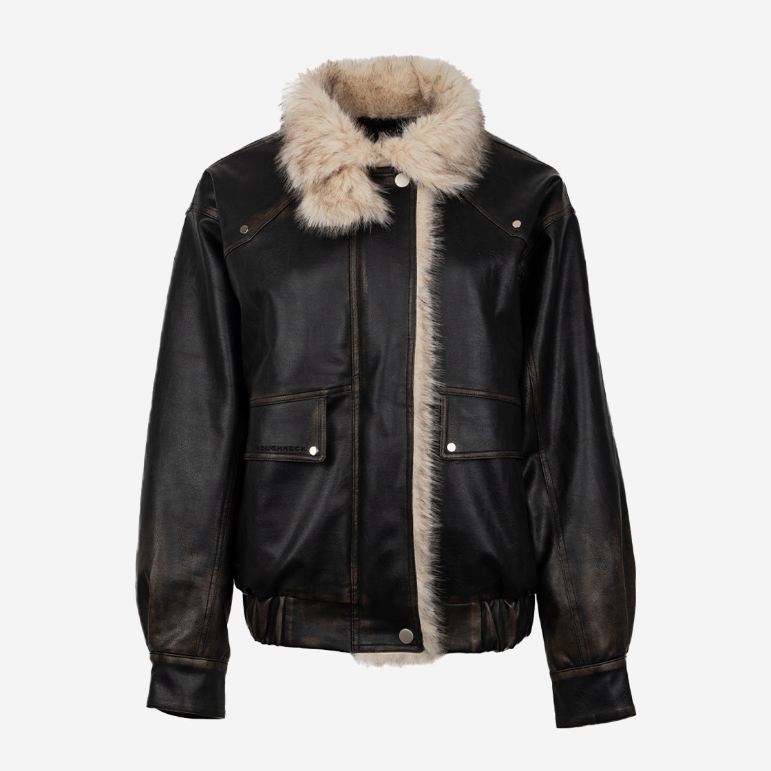 러프넥 워싱 레더 무스탕 자켓 | Roughneck | KREAM