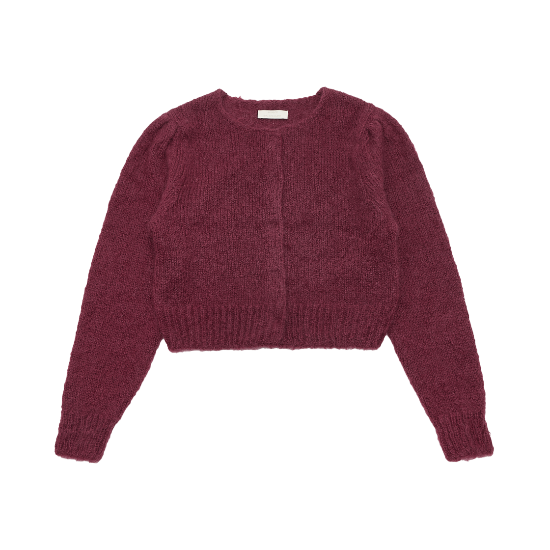 아모멘토 우먼 뉴 그랜마 가디건 와인 - 24FW | AMOMENTO | KREAM