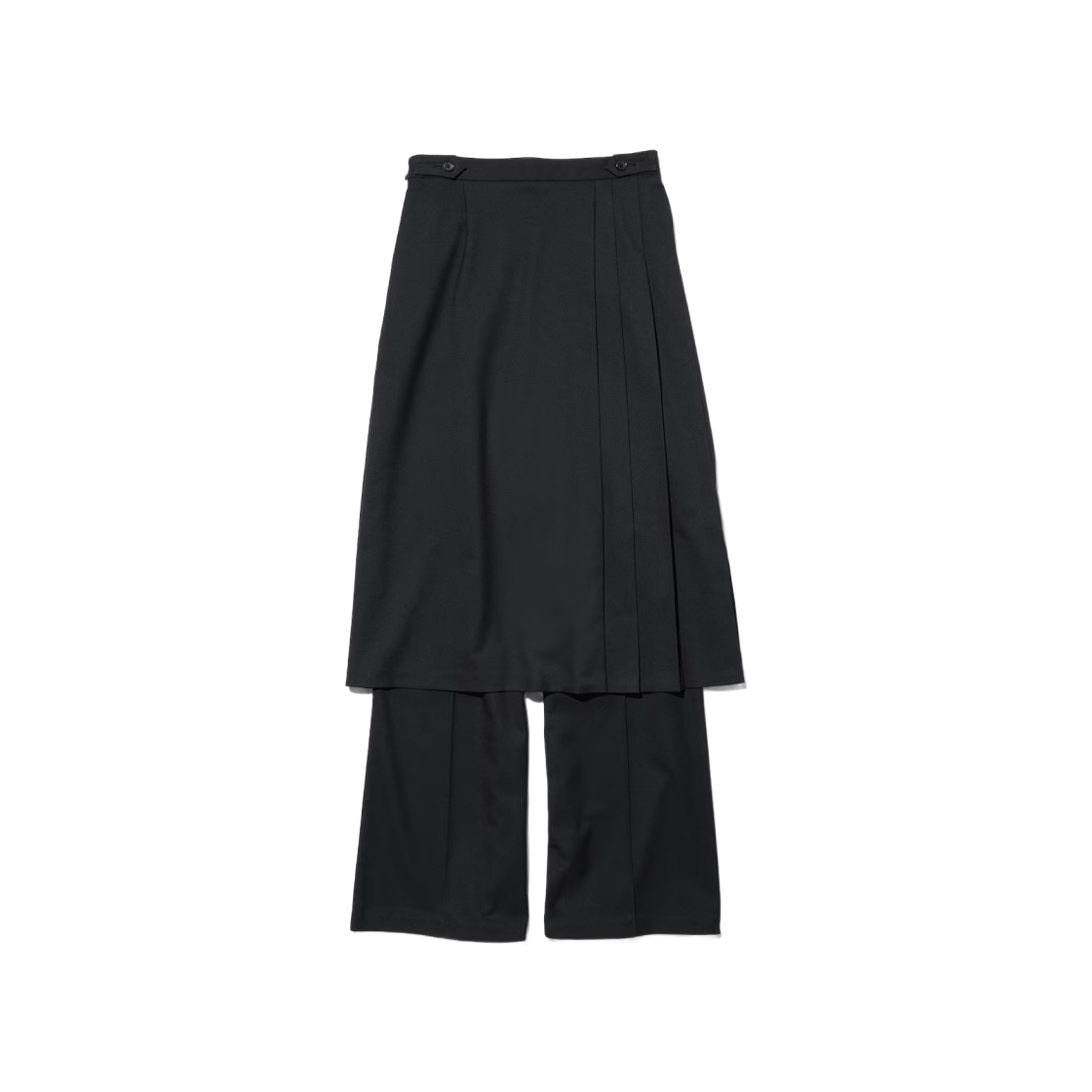 (W) GU x Rokh 투피스 스커트 팬츠 블랙 - JP | GU | KREAM