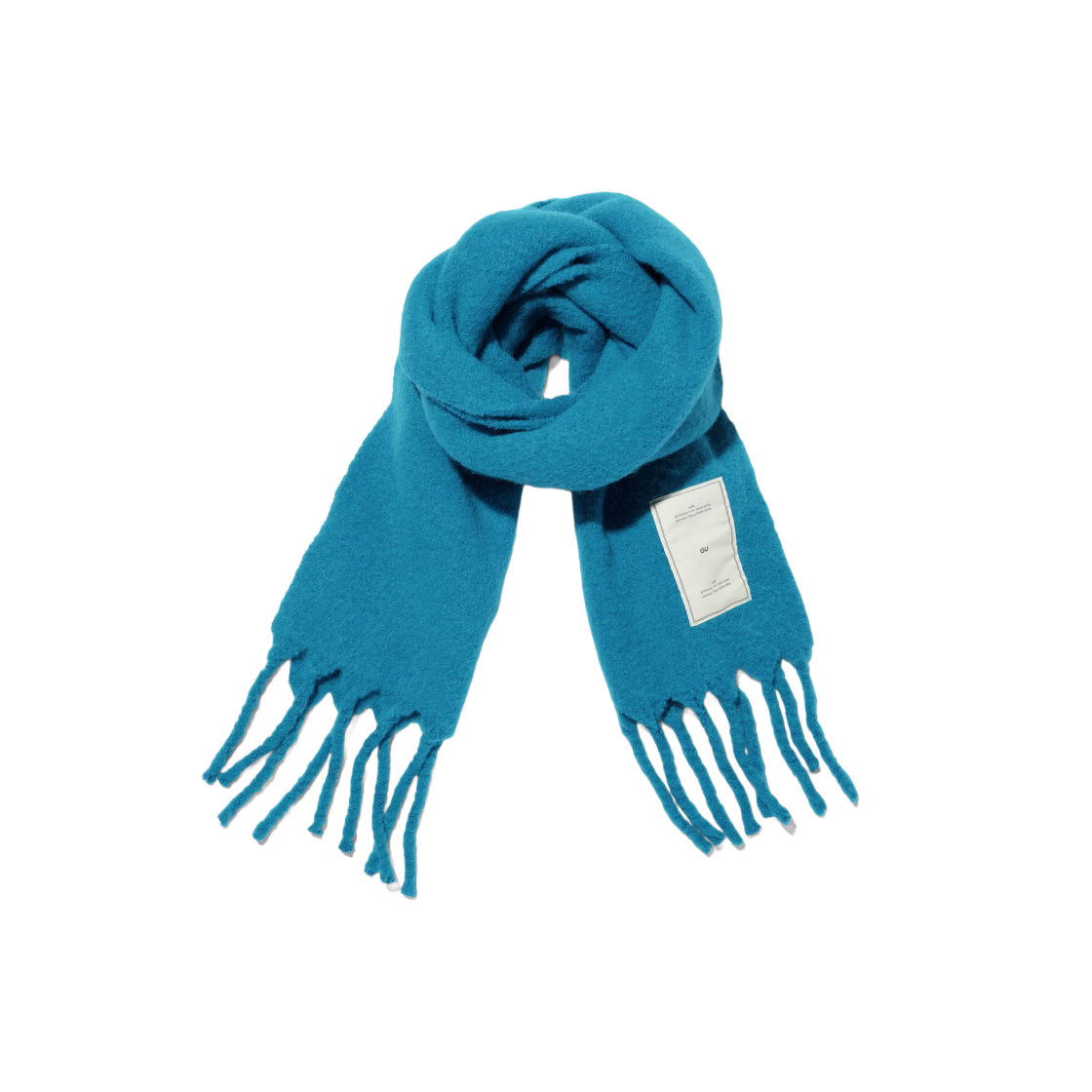 GU x Rokh 헤어리 스톨 블루 | GU | KREAM