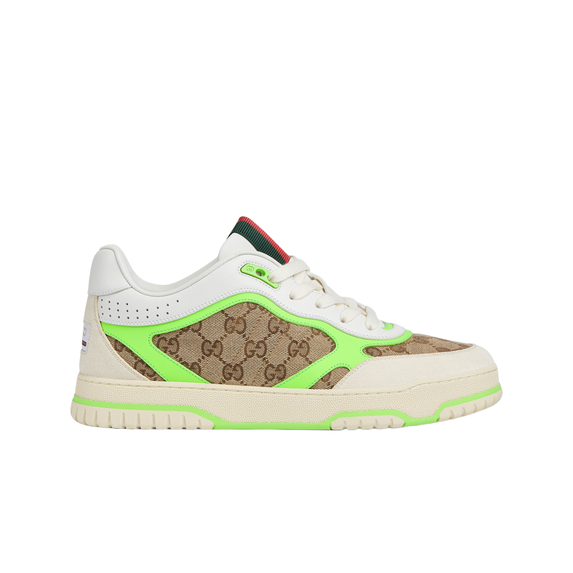 구찌 리웹 스니커즈 베이지 에보니 | Gucci | KREAM