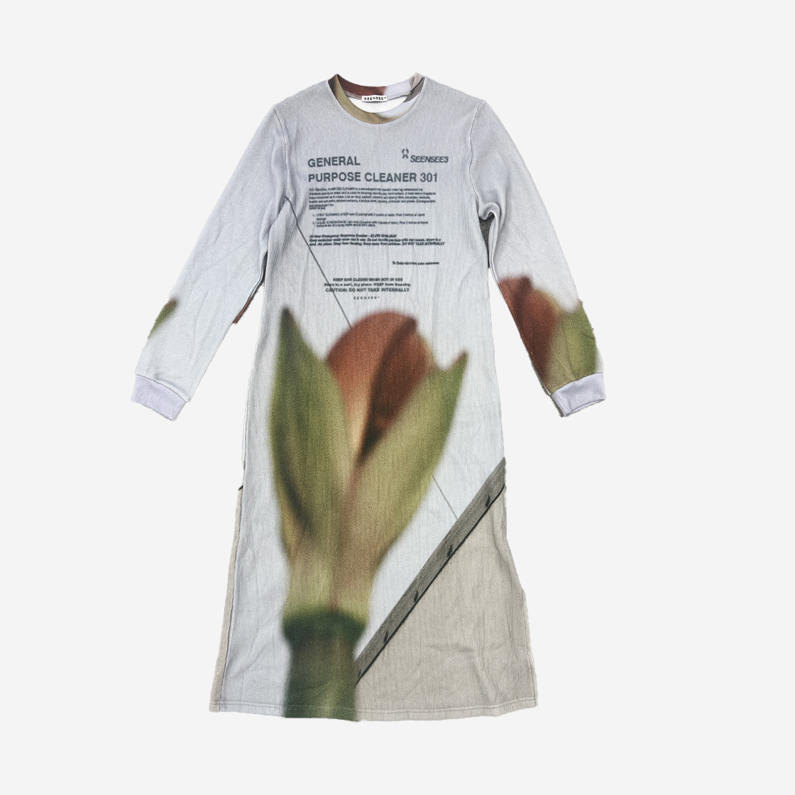 씬 플라워 니트 롱 슬리브 드레스 컬러 | SEEN | KREAM