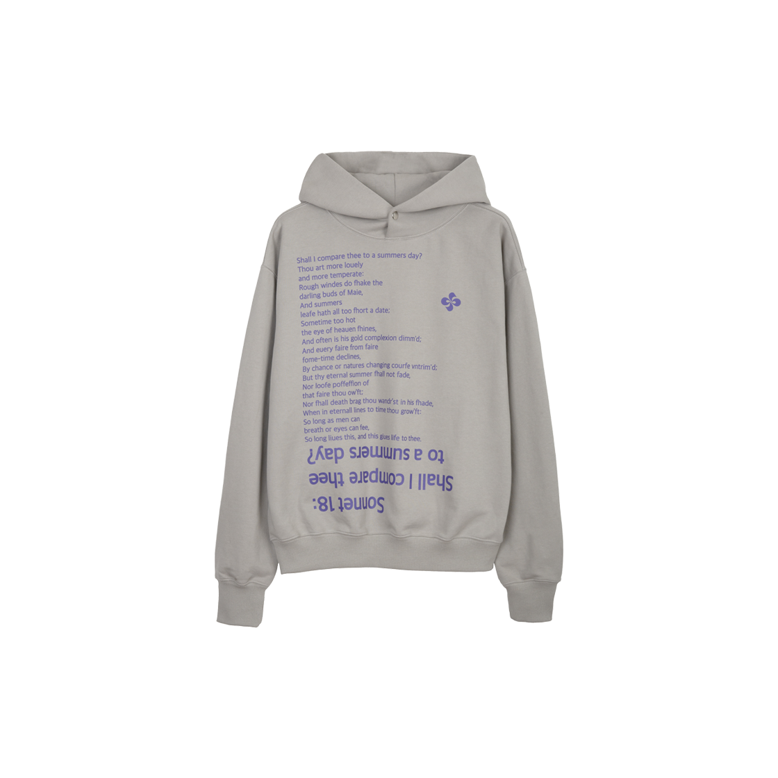 헤레틱 소네트 18 후디 스탠다드 그레이 | HERETIC | KREAM