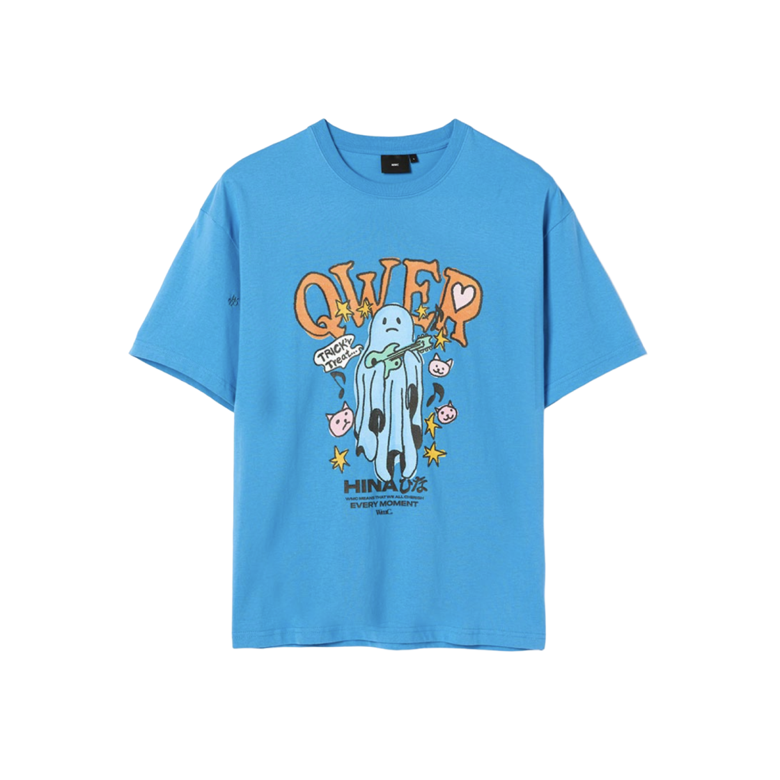 WMC x 히나 QWER 고스트 티셔츠 블루 | WMC | KREAM