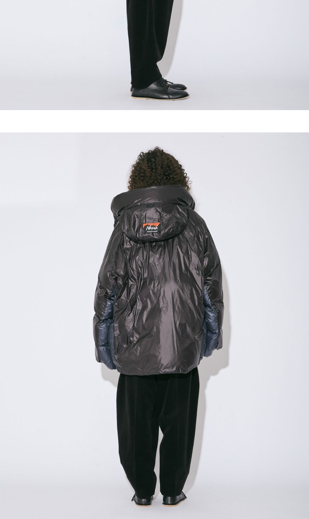 뷰티풀피플 x 난가 우먼 슬리핑 백 다운 코트 블랙 - 24FW | Beautiful People | KREAM