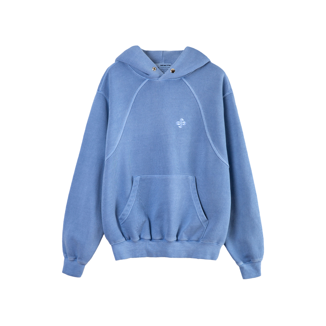 헤레틱 가먼트 다이드 웨이브 후디 블루 | HERETIC | KREAM