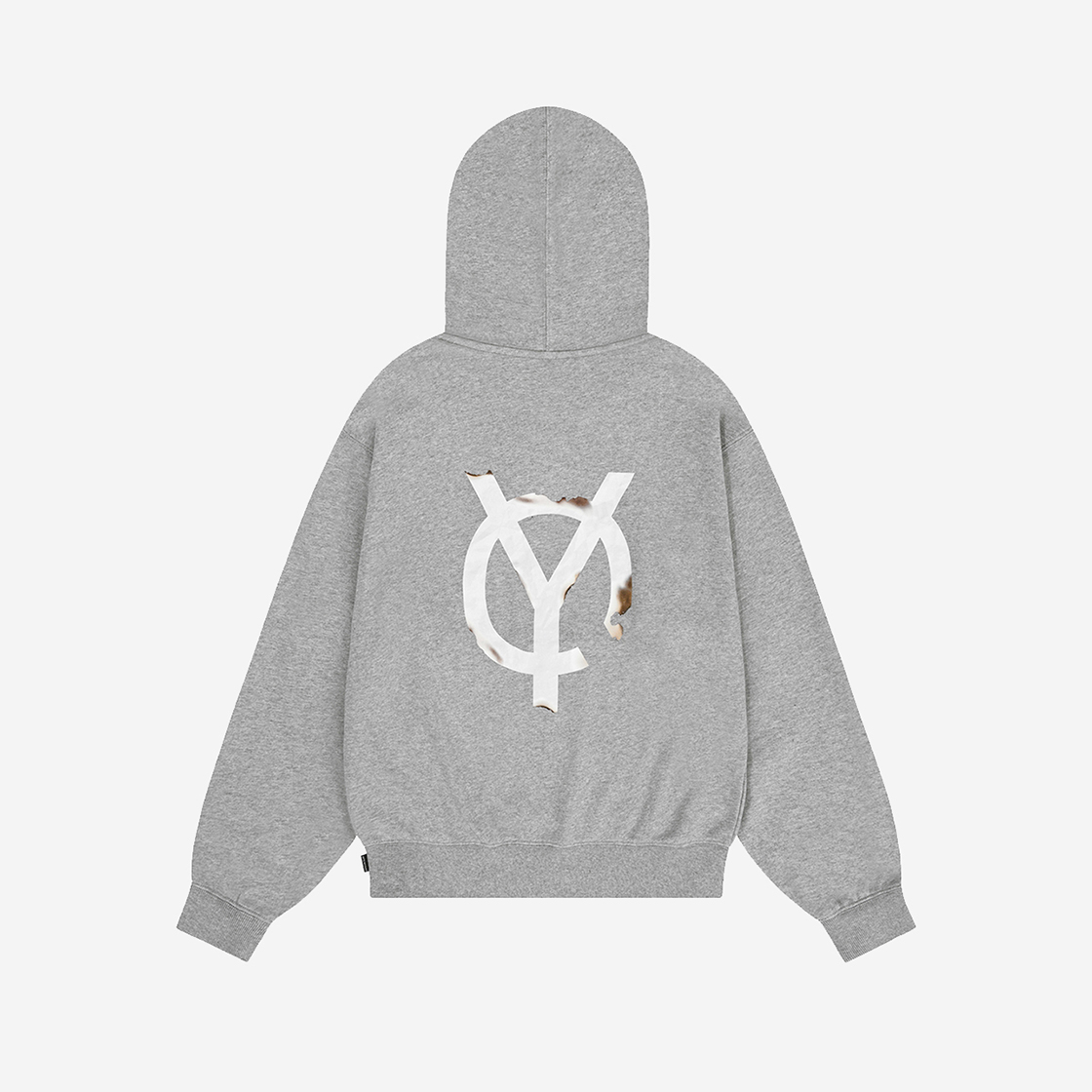 오와이 버닝 로고 후드 멜란지 | OY | KREAM