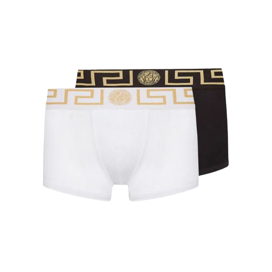 베르사체 그레카 보더 트렁크 블랙 화이트 (2개입) | Versace | KREAM