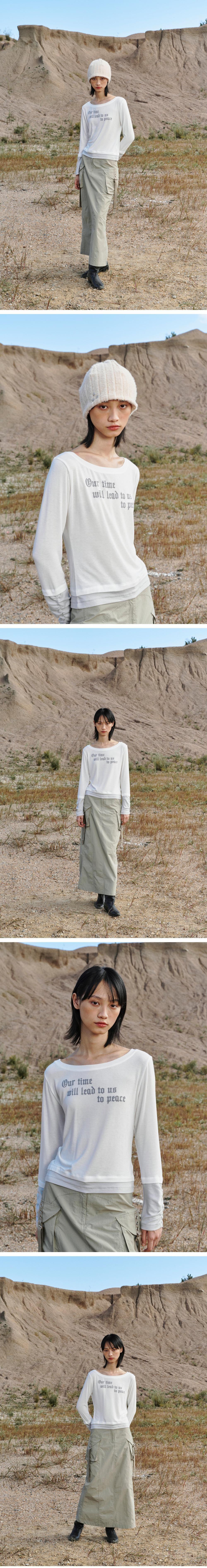 바우프 아워 레이어드 롱슬리브 화이트 | BAUF | KREAM